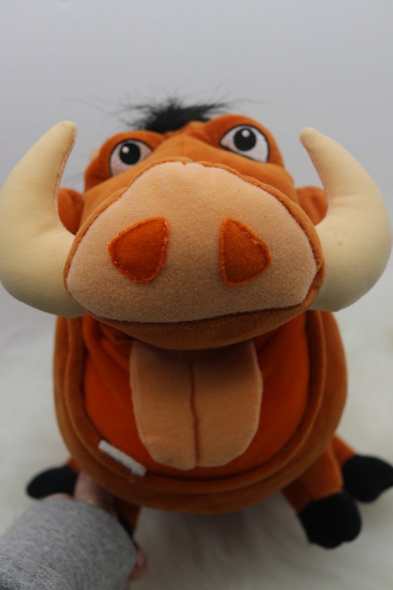 2003 Disney Pumba Feed Me Talking Farting Lion King Stuffed - Etsy