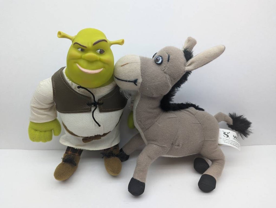 Shrek & Donkey Plush Toy Lot Dreamworks - Etsy