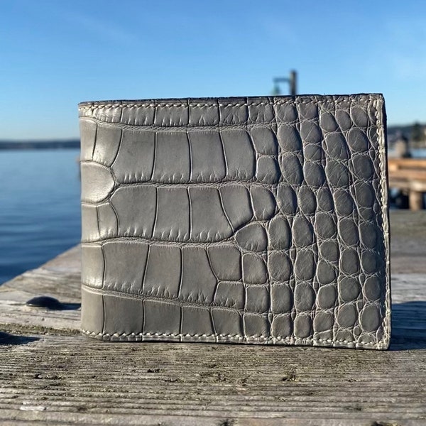 Mens Custom Alligator Wallet - Etsy