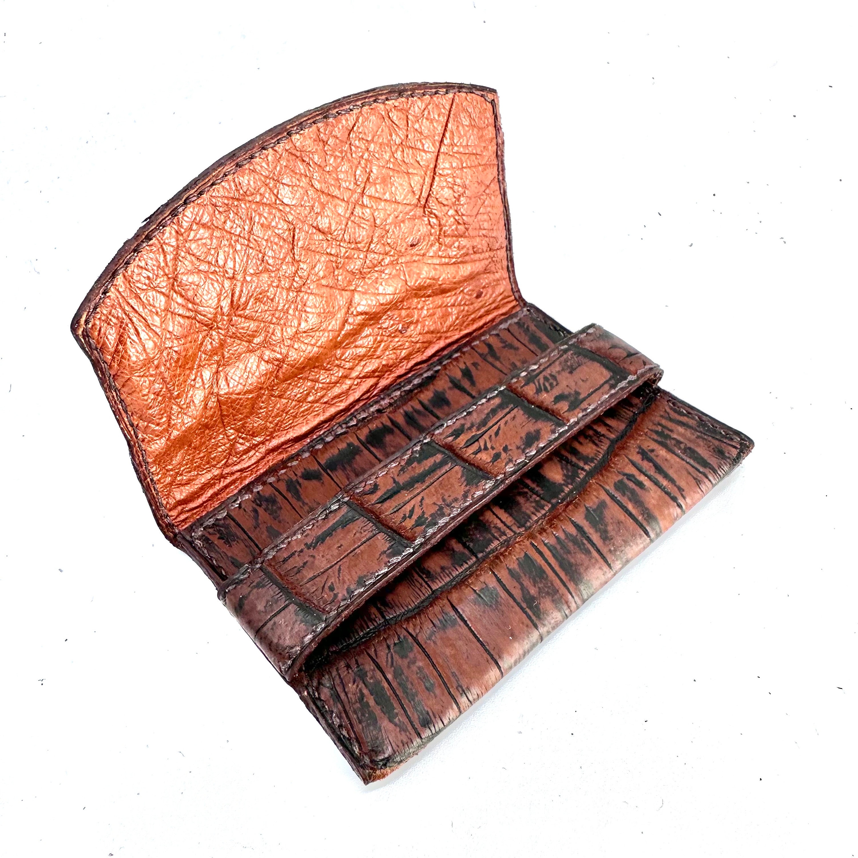 Alligator Card Holder, Alligator Card Case, Alligator Wallet, Alligator ...