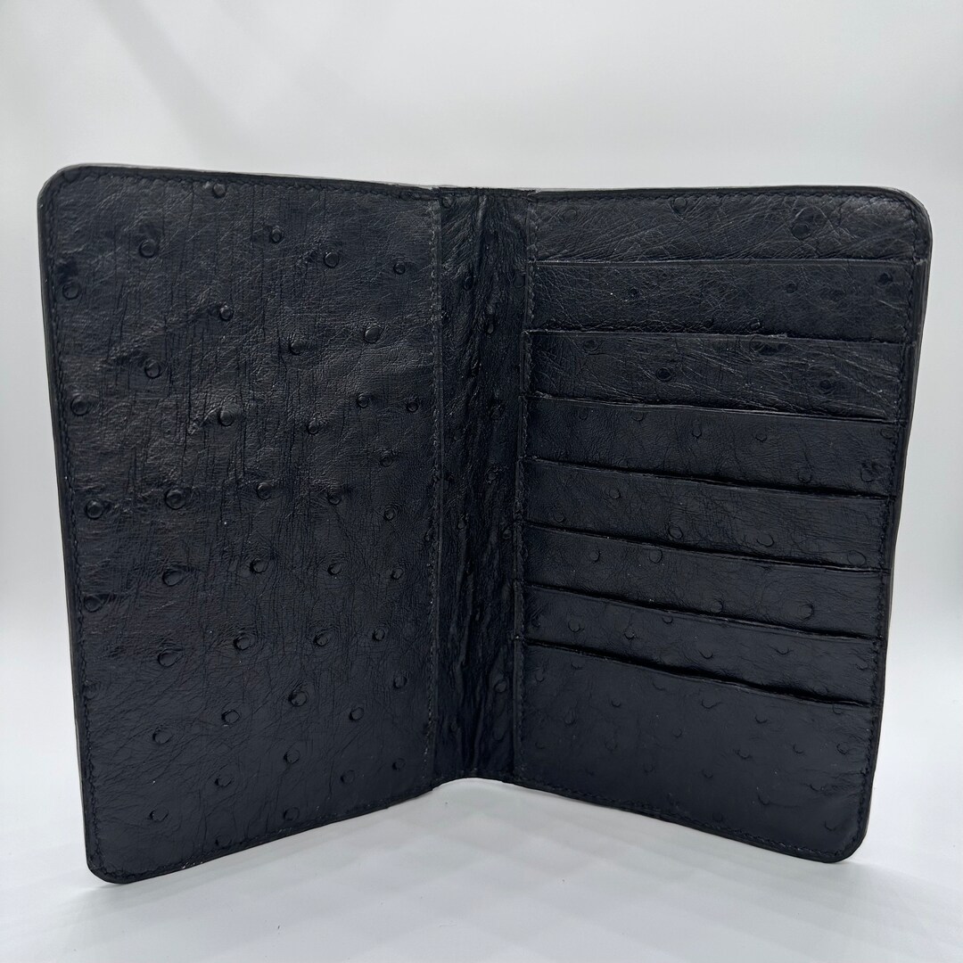 Ostrich Long Wallet Ostrich Skin Wallet Gifts for Him - Etsy