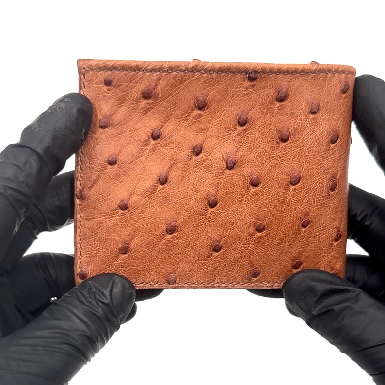 Ostrich Wallet, Billfold, Bifold Wallet, , Bespoke, Ostrich Skin ...