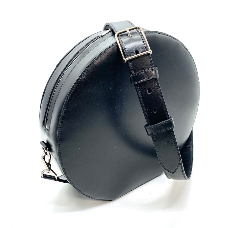 Leather Circle Bag - Etsy