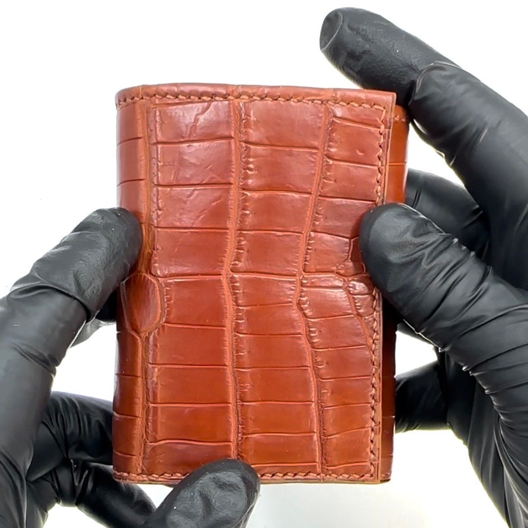Alligator Trifold Wallet, Luxury Billfold, Travel Wallet, Gifts for Him ...