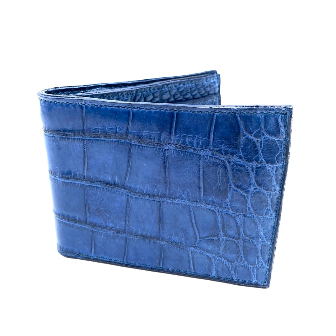 Alligator Bifold Wallet, Billfold, Luxury Wallet, Fathers Day Gifts ...