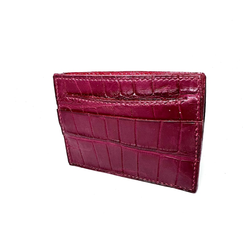 Alligator Card Holder, Alligator Card Case, Alligator Wallet, Alligator ...