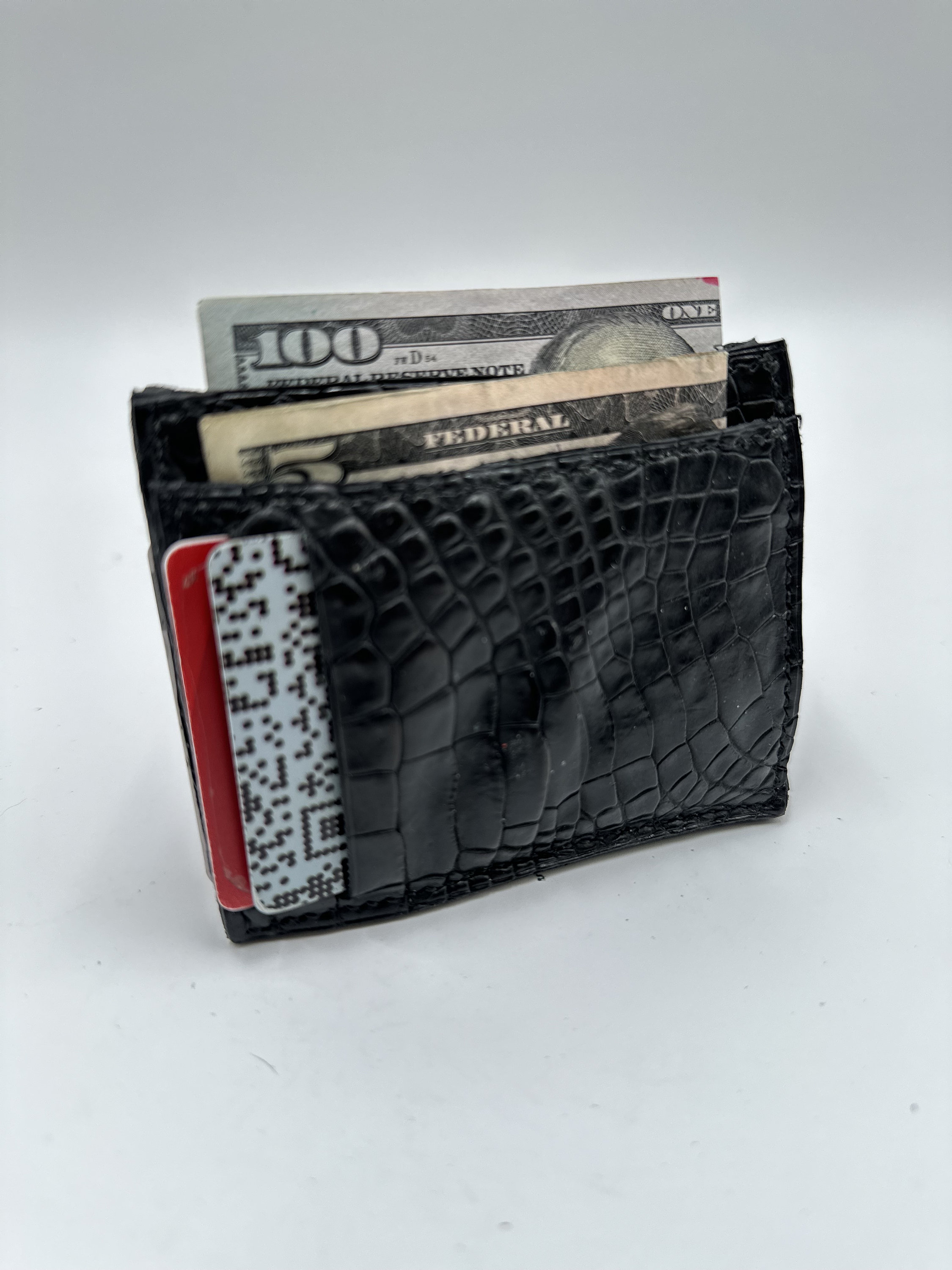 Alligator Cardholder, Black Card Holder, Alligator Wallet, Cardcase ...