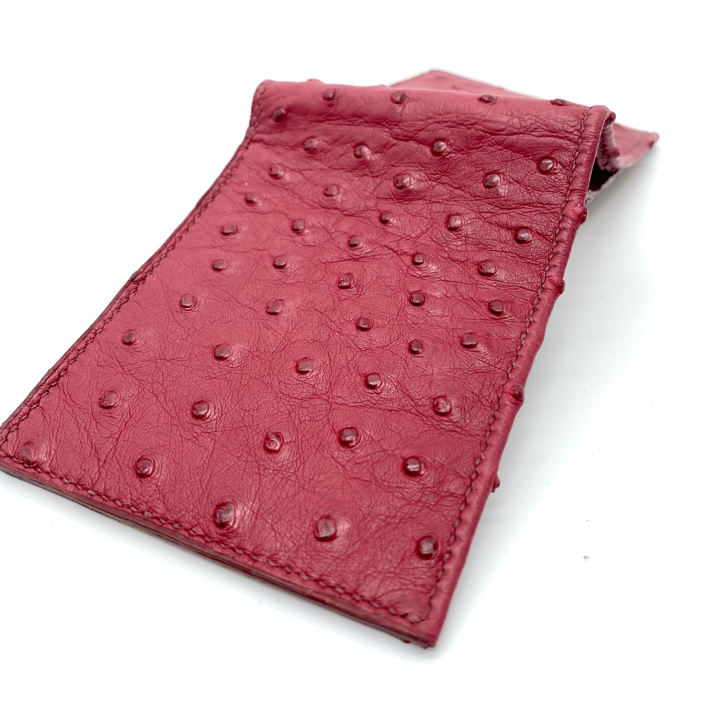 Ostrich Bifold Wallet, Ostrich Skin Wallet, Genuine Ostrich Wallet ...