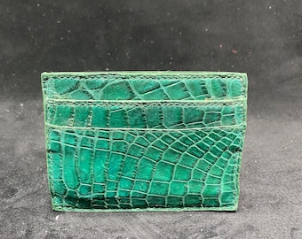 Alligator Card Holder - Etsy