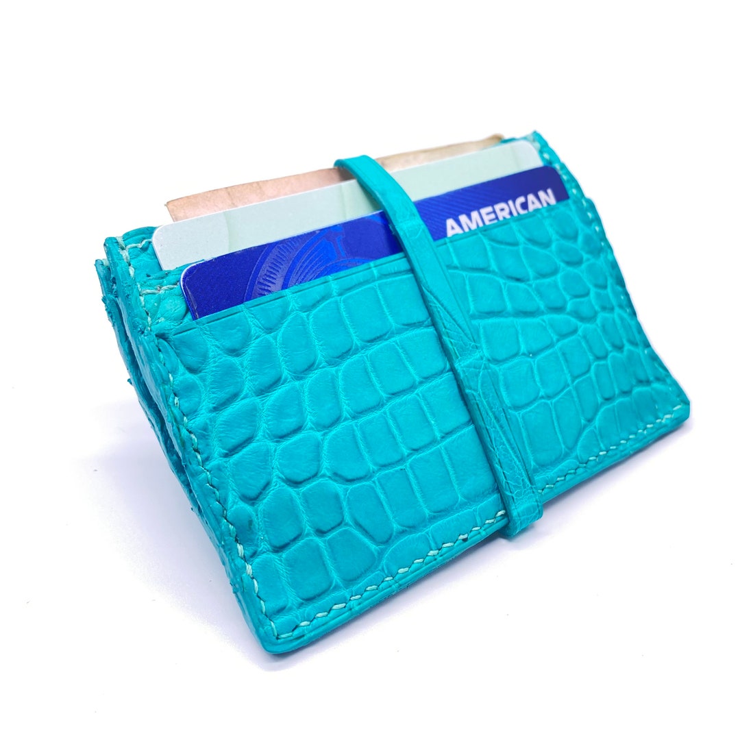 Alligator Card Holder, Cardcase, Minimalist Wallet, Alligator Cardcase ...