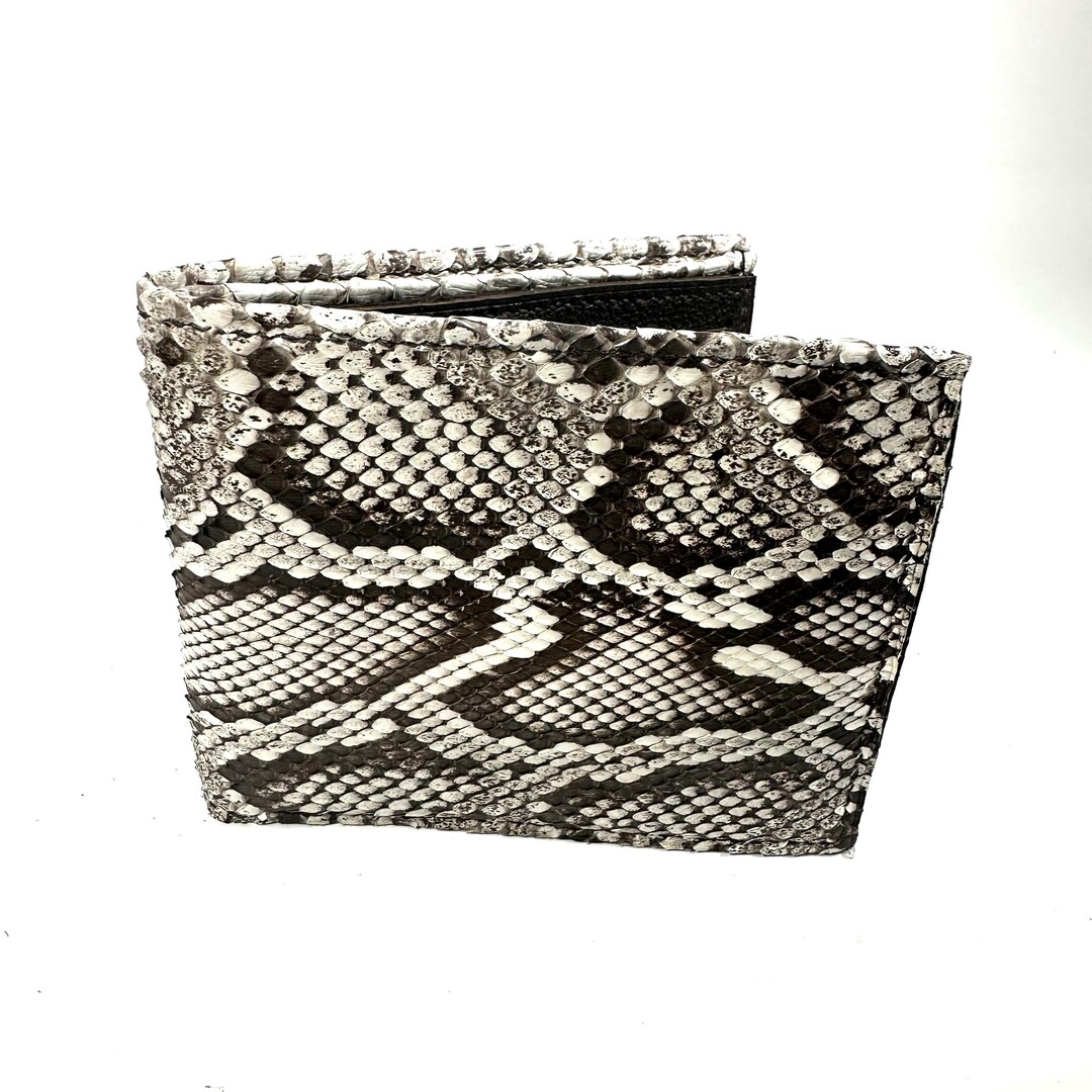 Burmese Python Luxury Mens Bifold Wallet, Florida Python Evasive ...