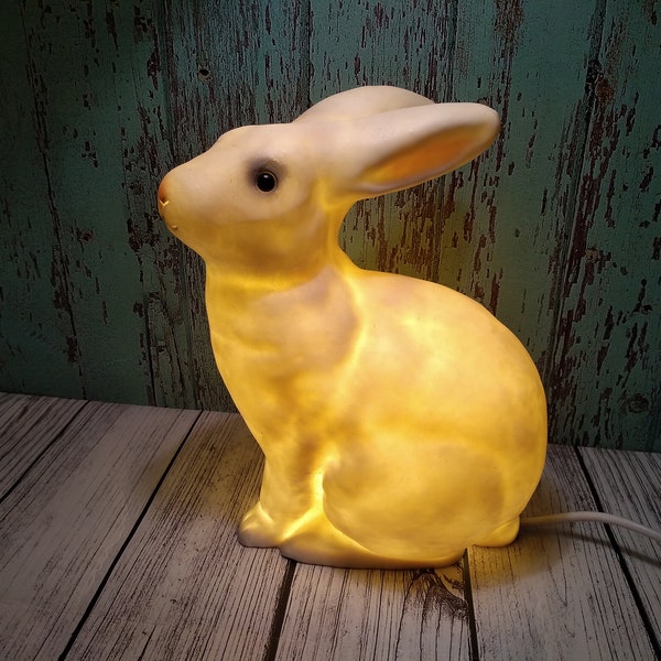 Rabbit Lamp - Etsy