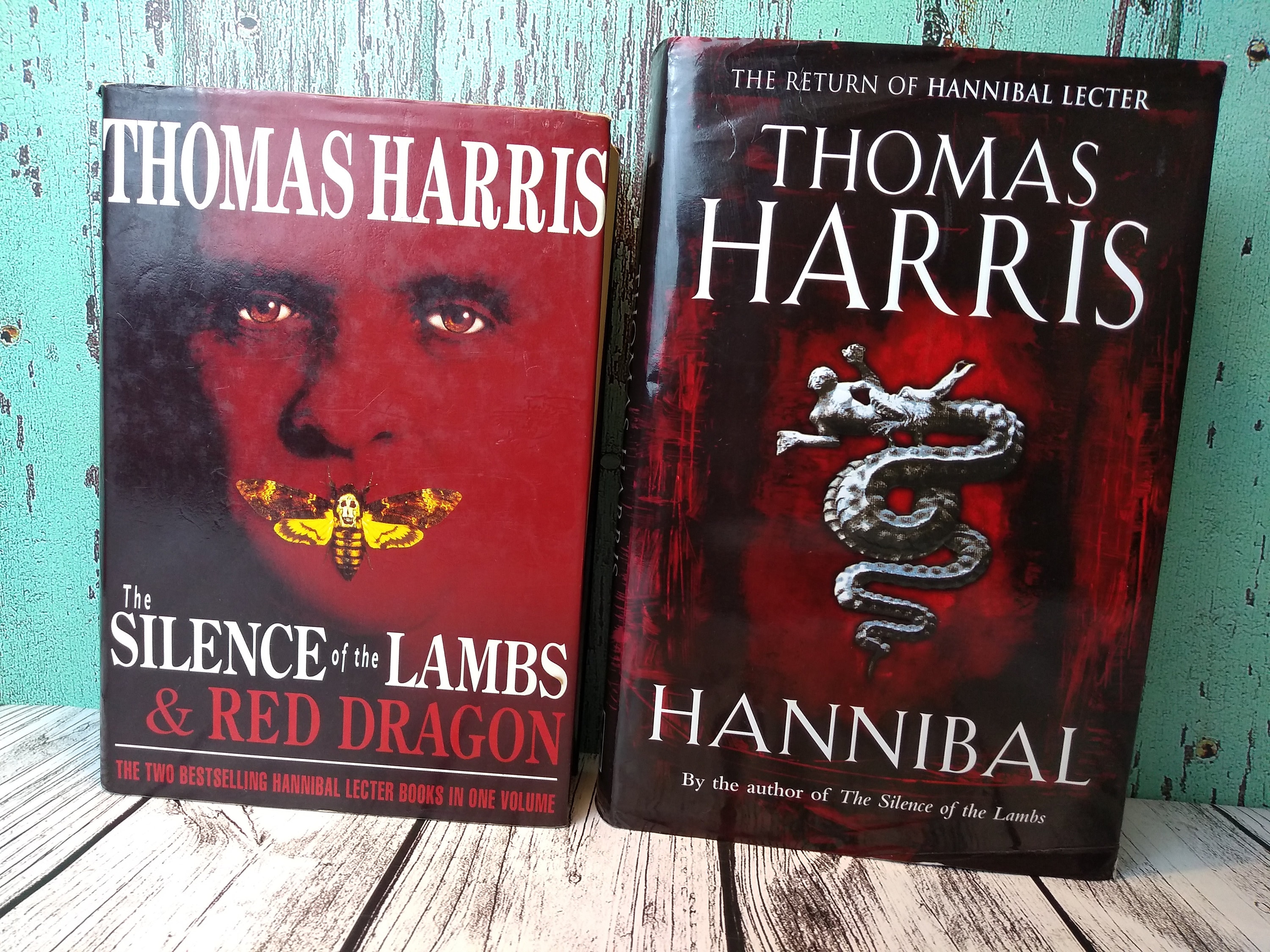 Hannibal Lecter Series Collection Books Set By Thomas Harris (Red Dragon, Silence Of The Lambs ...