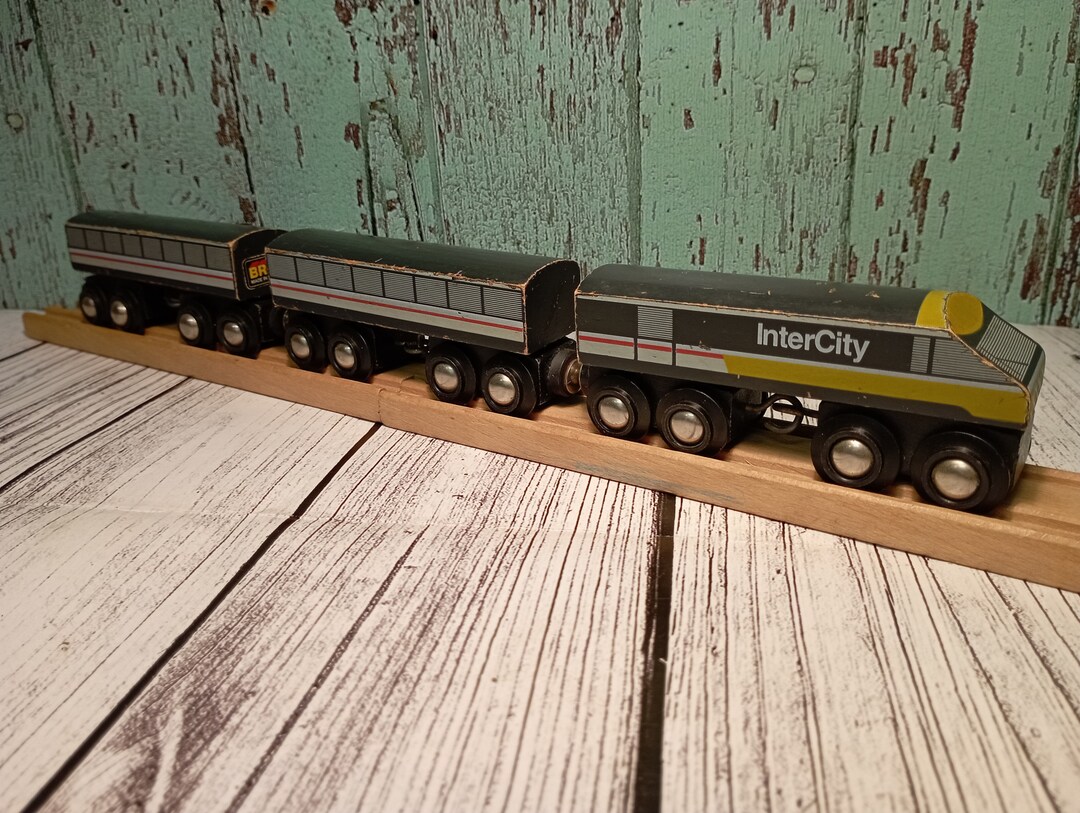 Brio Wooden Electric Intercity Train the Trains of the World - Etsy