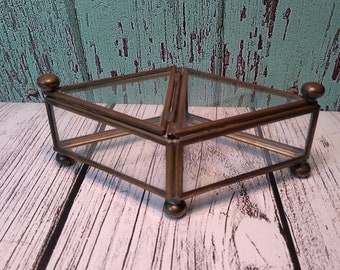 Brass Ball Feet Box - Etsy