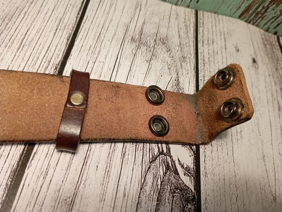 Vintage Triumph Motorcycles Brass Belt Buckle & Embos… - Gem