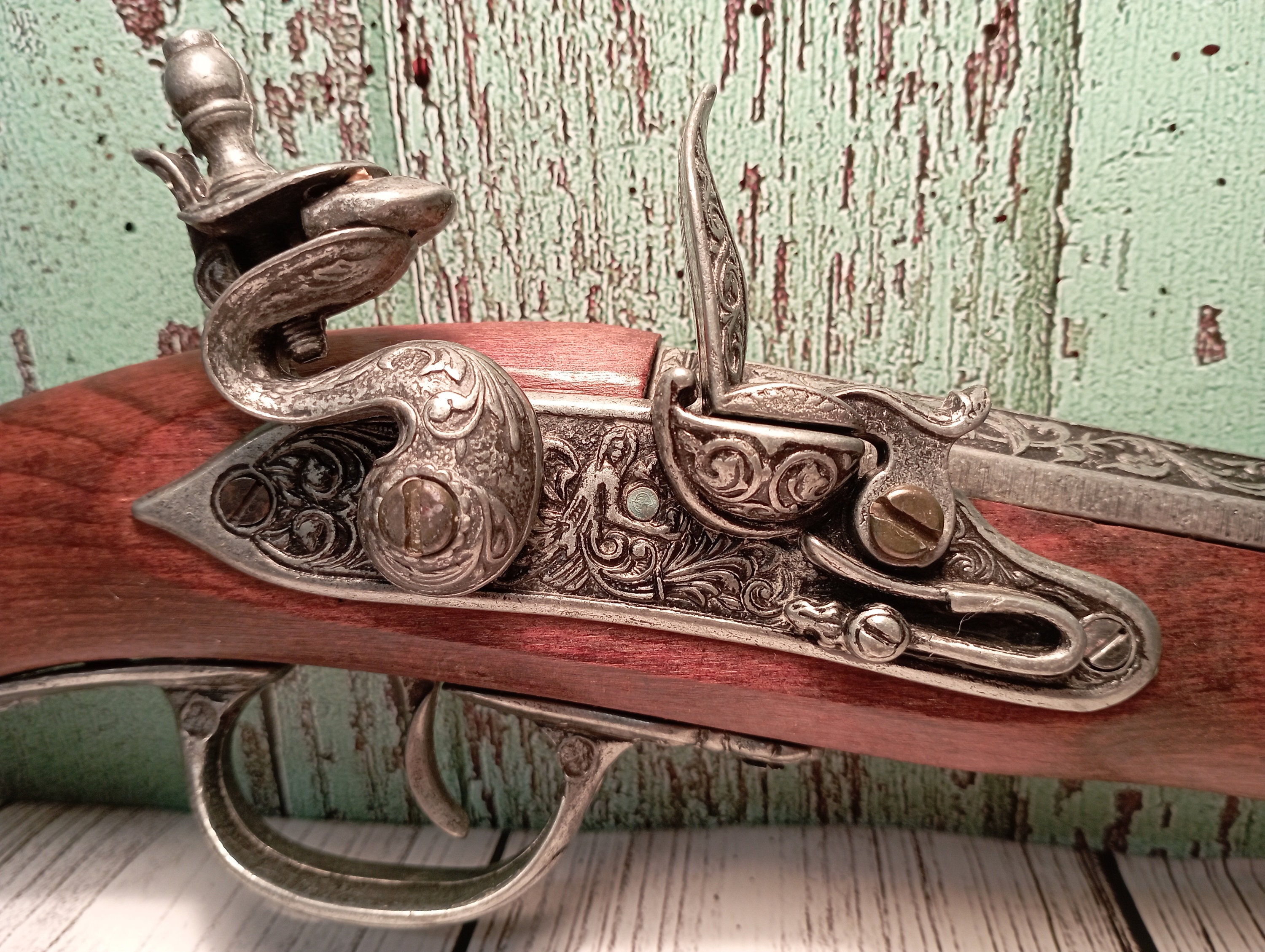 Denix Replica Flintlock Pistol 1670 17th Century Historically Accurate ...