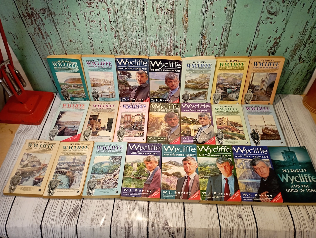 Wycliffe Books Complete 22 Book Set by W.J. BURLEY Cornish Detective ...