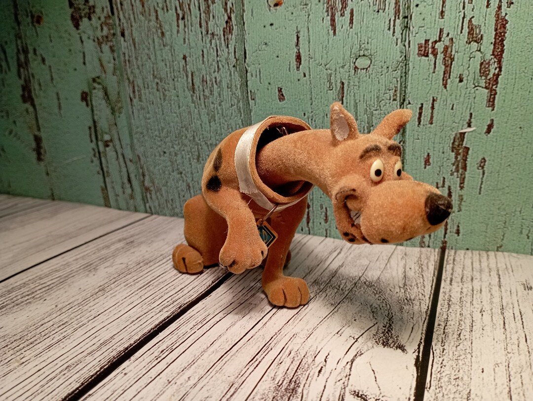 Vintage Hannah Barbera Scooby-doo Flocked Fuzzy Bobble Head Nodder ...