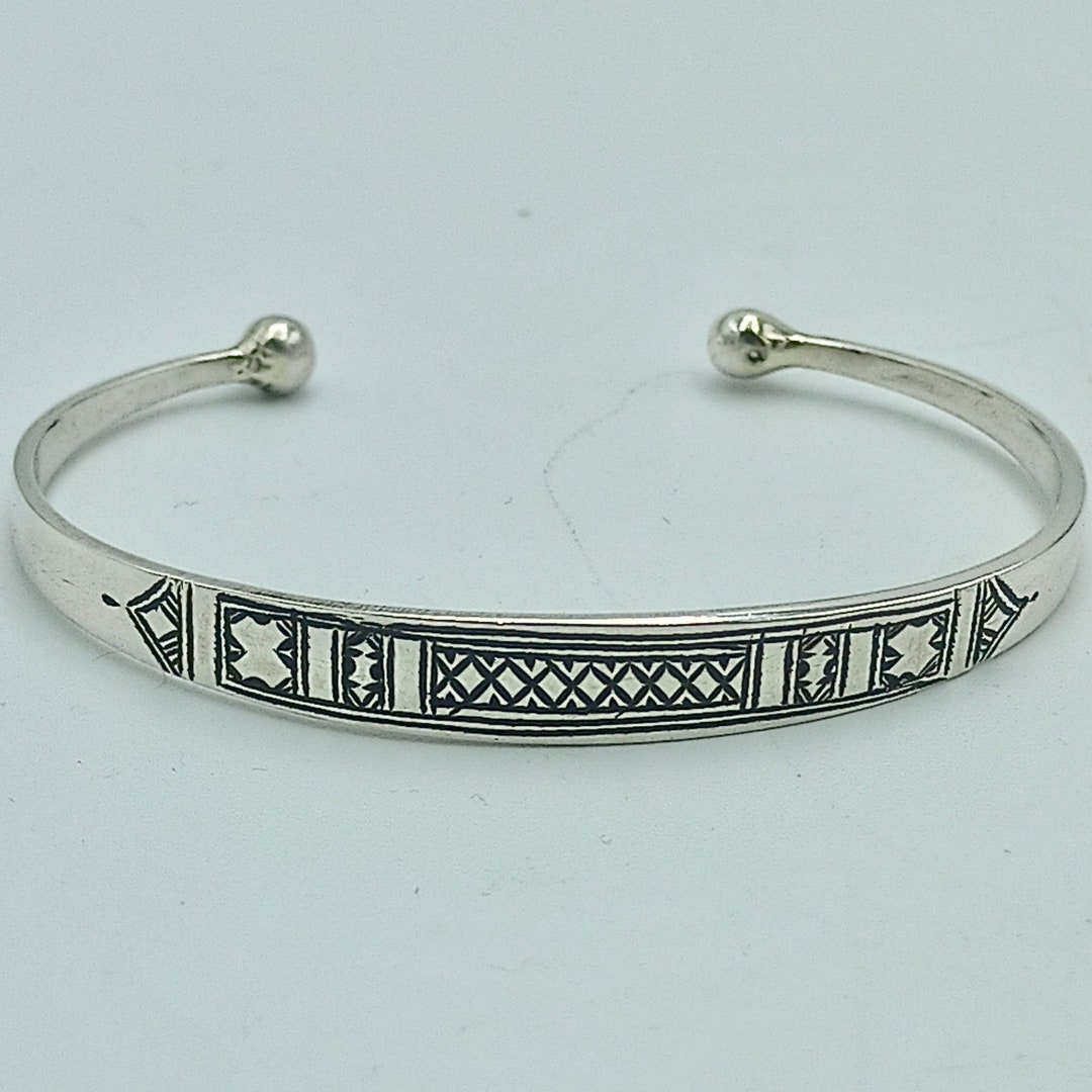 Tuareg Bracelets, Tuareg Moroccan Bracelet With Ethnic Tuareg Engraving ...