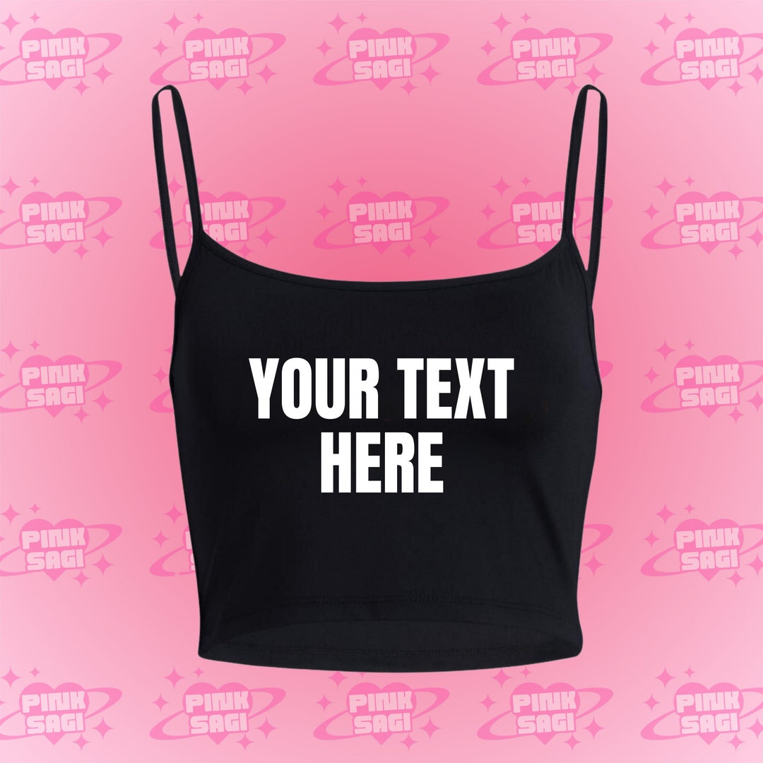 Customized Crop Top,custom Crop Tank,custom Baby Tee,personalized Crop ...