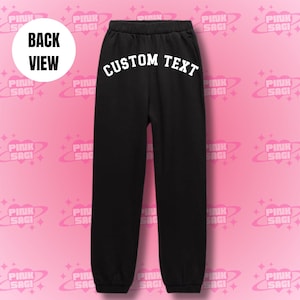 Sweatpants With Writing on The - Etsy