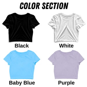 Custom Crop Top With Retro Text, Create Your Own Crop Top Baby Tee ...