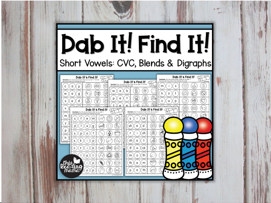 Dab It, Find It Blending Pages - Etsy