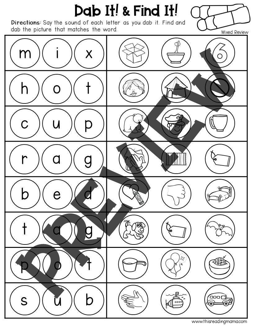 Dab It, Find It Blending Pages - Etsy