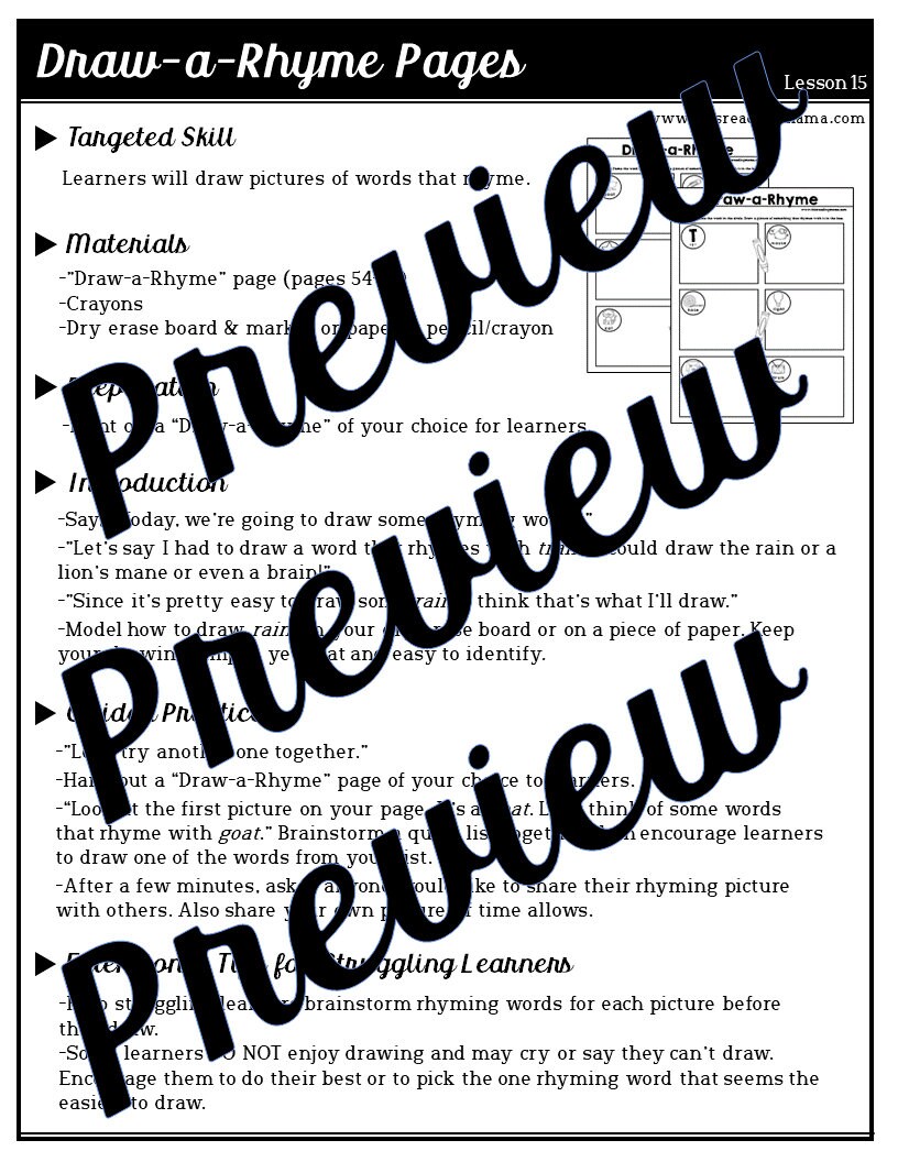 Rhyming Words Lesson Plans & Activities - Etsy