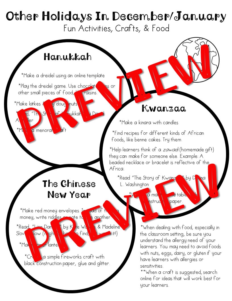 Christmas Around the World Unit Study - Etsy