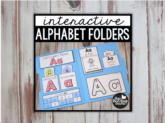 Alphabet Lapbooks / Folders - Etsy