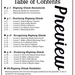 Rhyming Words Lesson Plans & Activities - Etsy