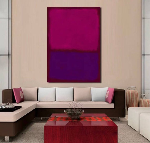 Mark Rothko Large Abstract Painting Original Handmade - Etsy