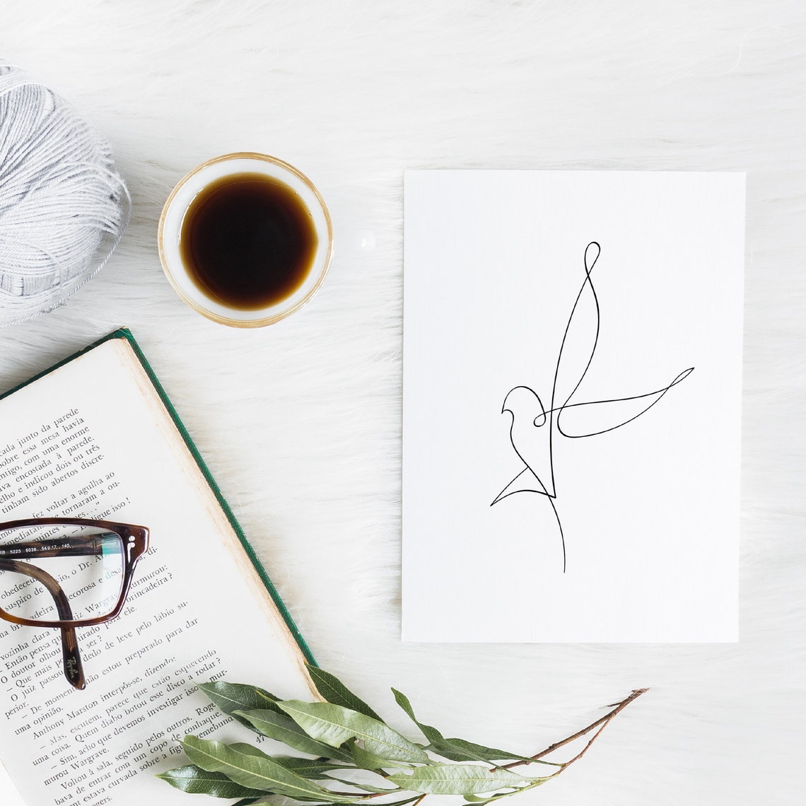 Single Line Drawing, Line Art, Wall Art, Minimal Bird Drawing, Abstract ...