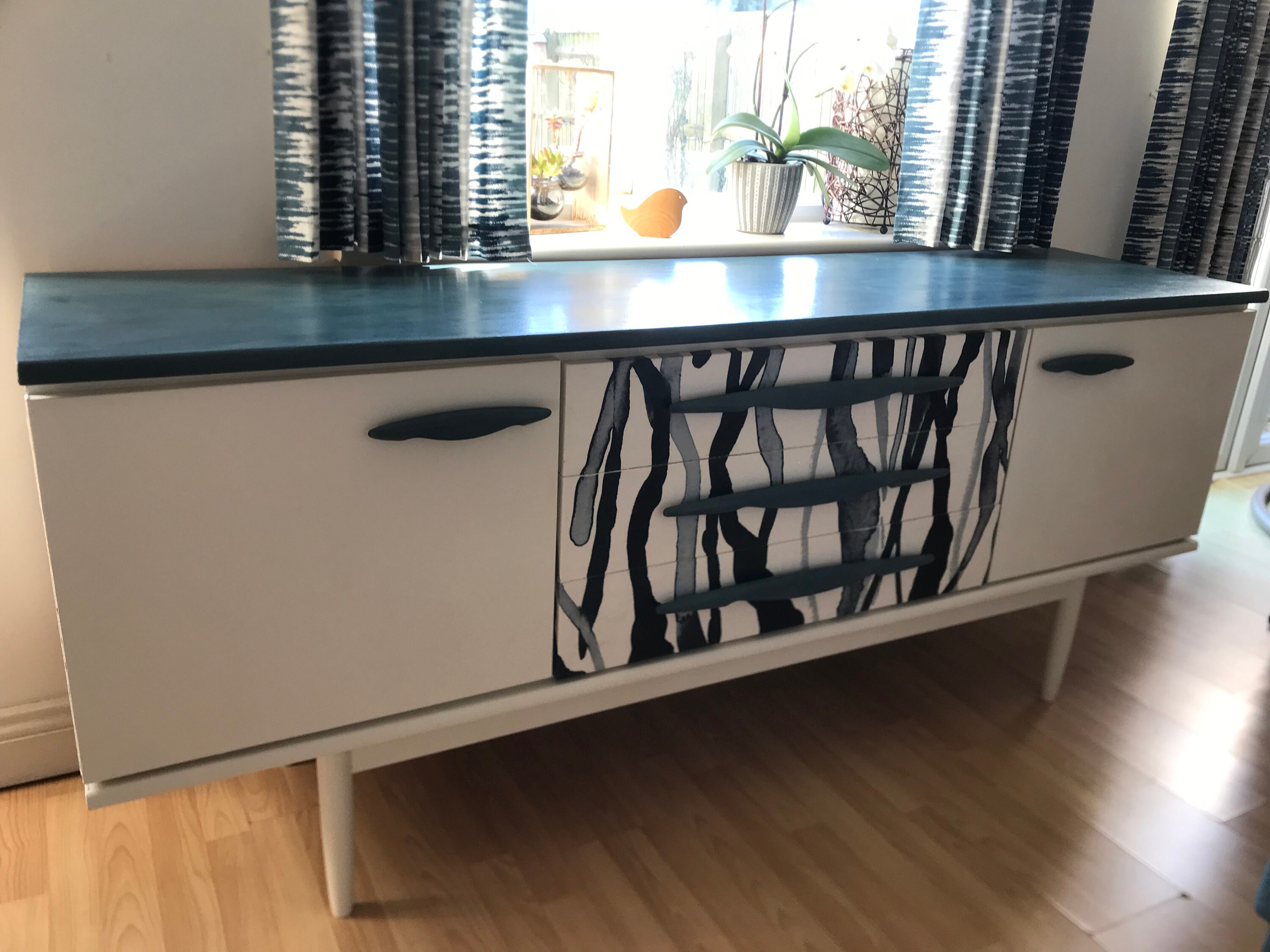 Statement Sideboard Hand Painted and Waxed Using Annie Sloan Paints ...