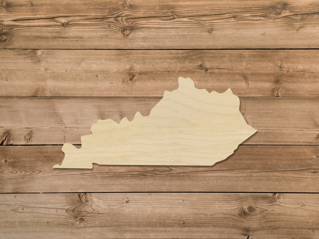 Kentucky State Wood Cutout: 20x9 Unfinished Baltic Birch Sign Blank - Etsy