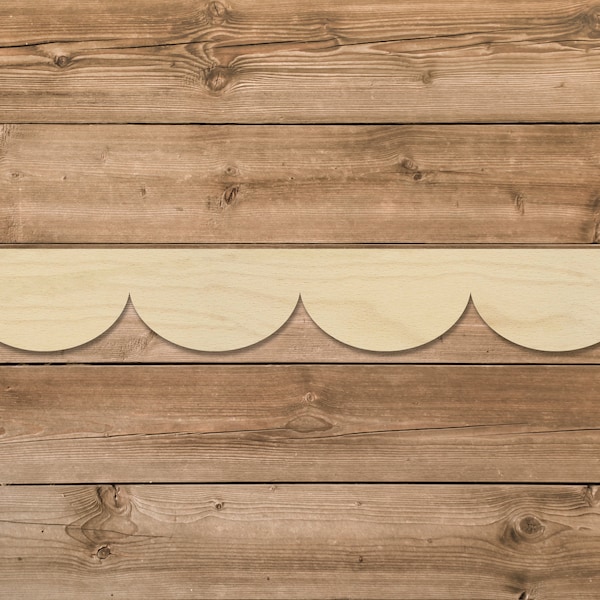 Wood Scallop Trim - Etsy