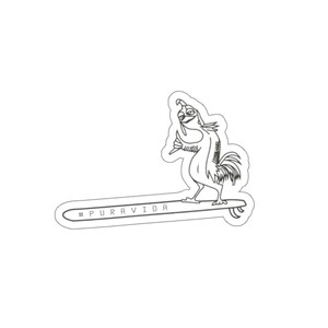 Surf's UP Chicken Joe Sticker - Etsy