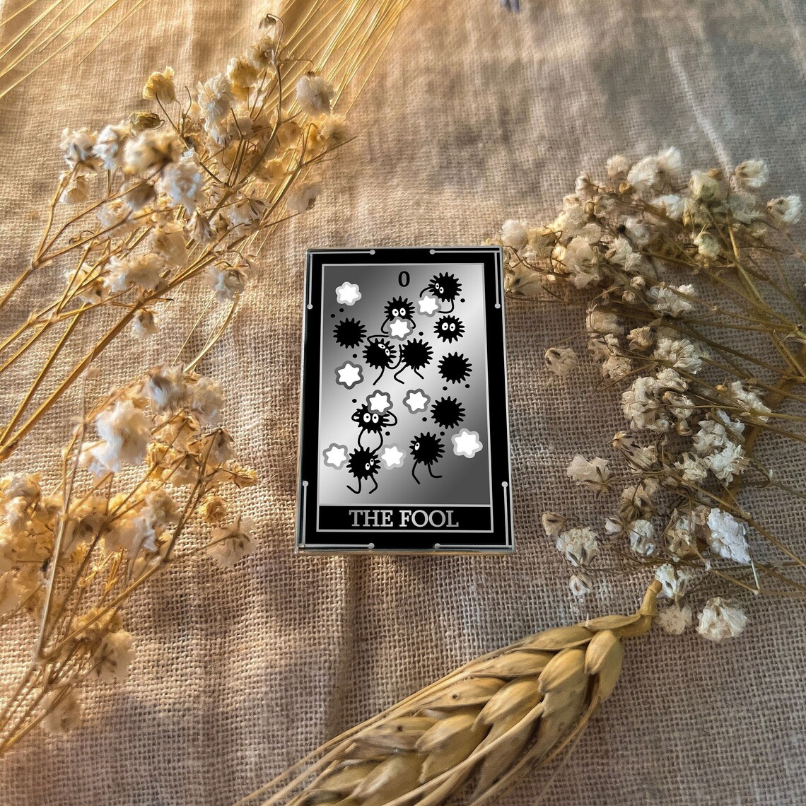 The Fool Tarot Card Anime Inspired Enamel Pin - Etsy