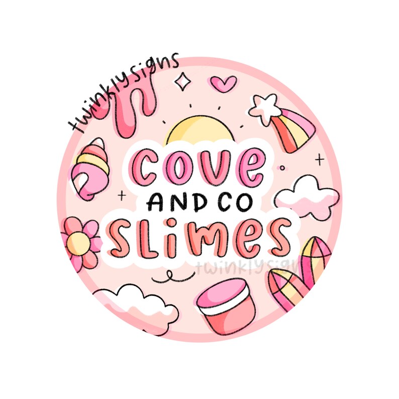 Custom Cute Hand-drawn Logo/fansign Twinklysigns - Etsy