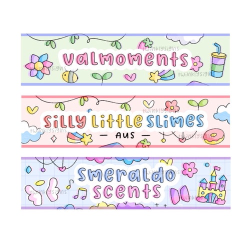 Custom Cute Hand-drawn Logo/fansign Twinklysigns - Etsy