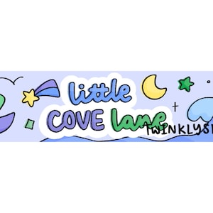 Custom Cute Cartoon Hand-drawn Shop Banner | Twinklysigns Logos - Etsy