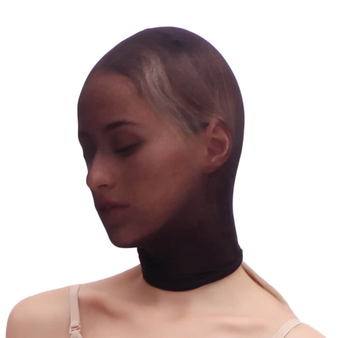 NYLON STOCKING HOOD Black or Beige Nylon Stocking Mask for the Face ...