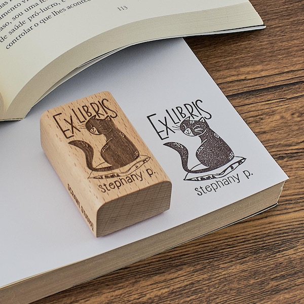 Cat Stamp - Etsy