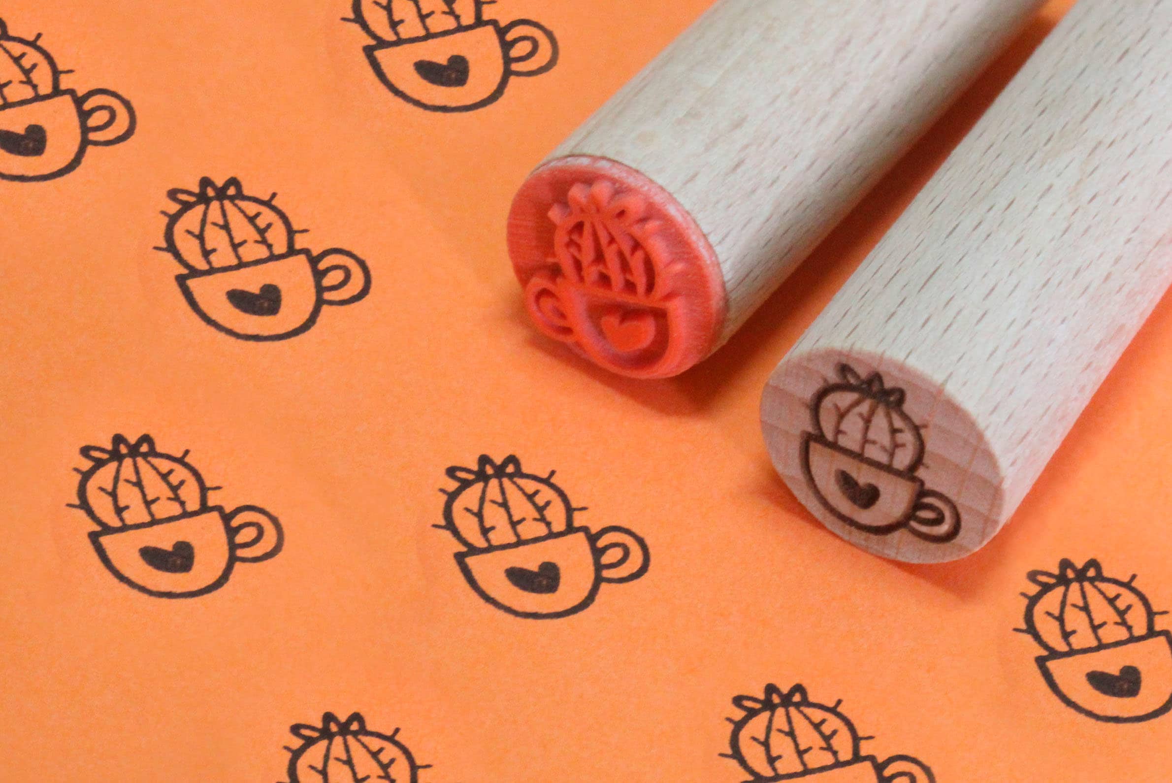 Leaves Rubber Stamp Plants Mini Stamp - Etsy