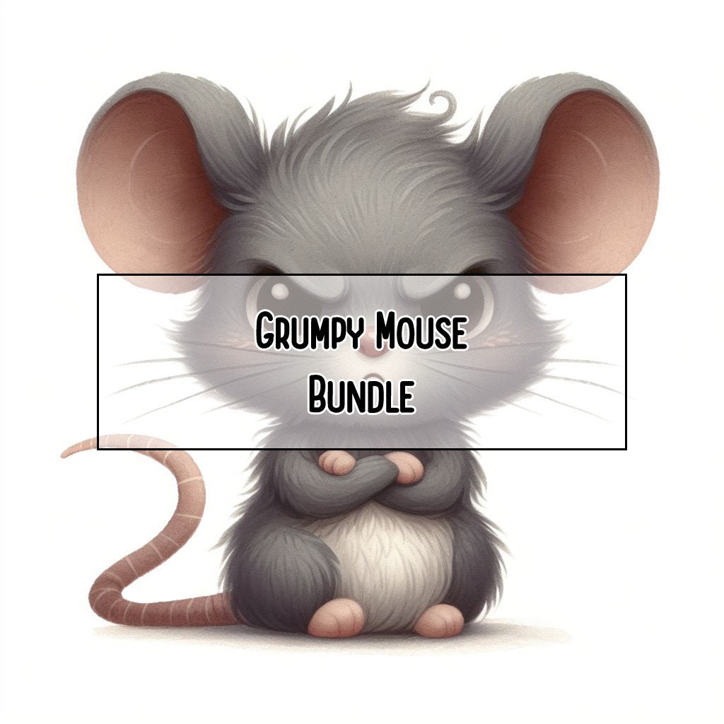 Bundle of 10 High-quality Grumpy Mouse Digital JPG Images. - Etsy