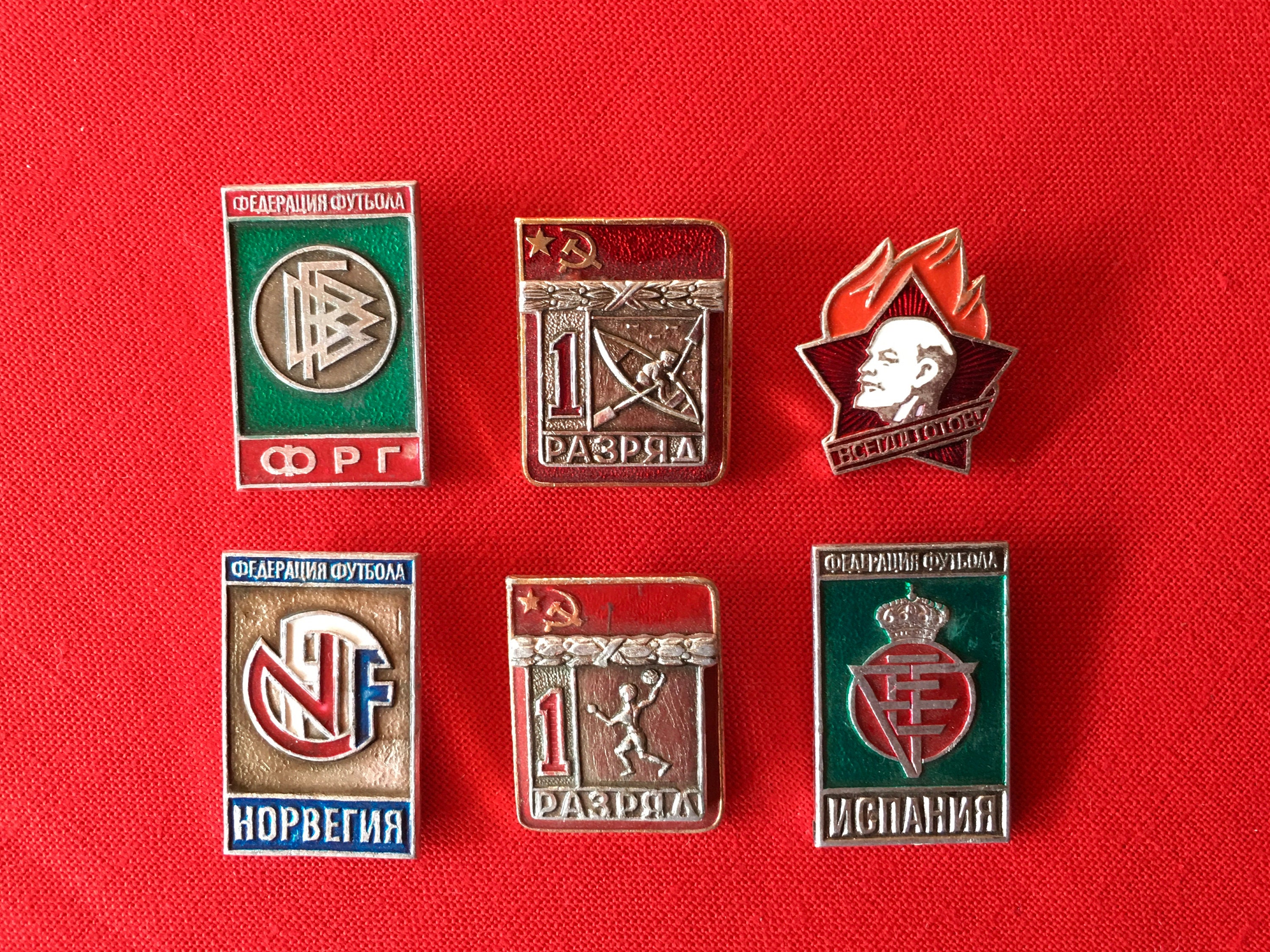 Vintage Russian Pins Russian Sports Russian Sports Pins | Etsy