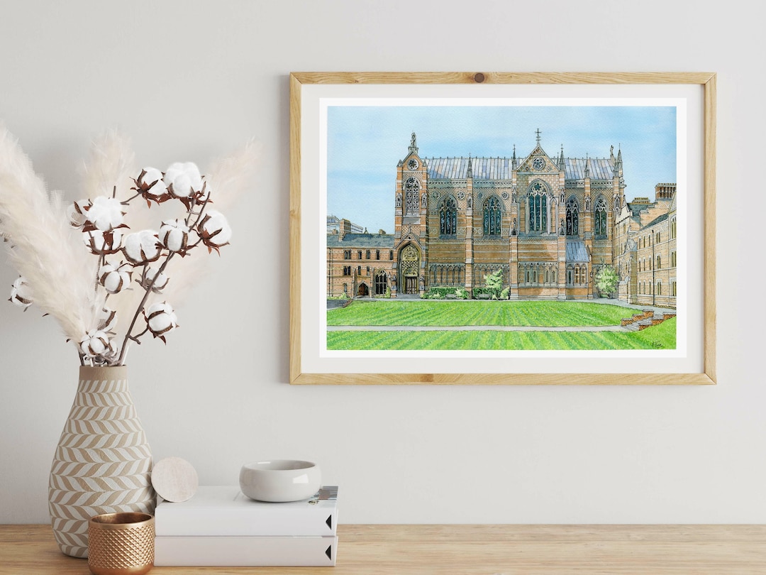Keble College Oxford Print - Etsy UK