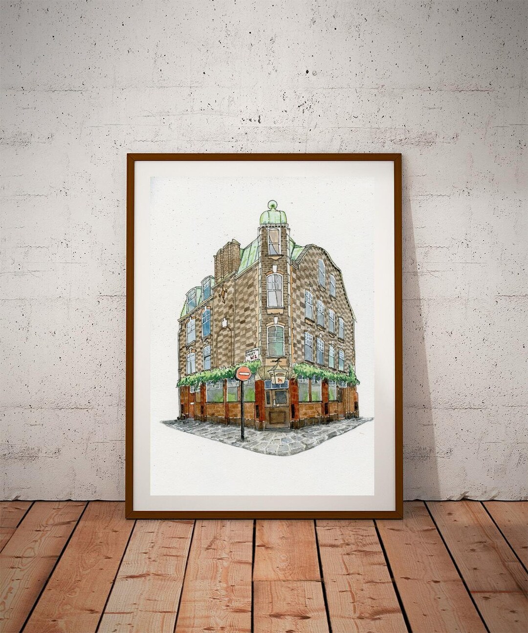 The Blue Posts Print - Etsy